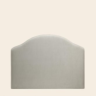 Madura T&ecirc;te De Lit Tapiss&eacute;e Cephee Dalila gris perle - GRIS