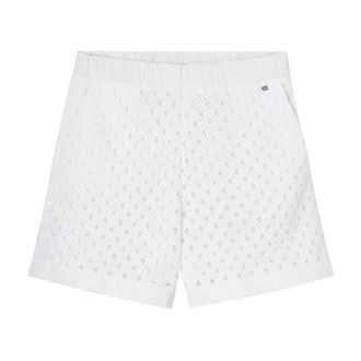Herno Bermuda-Shorts mit Strukturstoff - - Shorts - Damen - Wei&szlig; - S