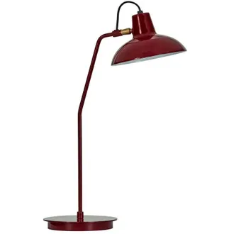 House Doctor [GEBRAUCHT] B-Ware House Doctor Tischleuchte Schreibtischlampe Rot Desk Leuchte E14 Messing Modern