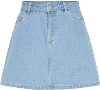 Pieces Jupe en Jean PCABBI Light Blue Denim M Light Blue Denim M
