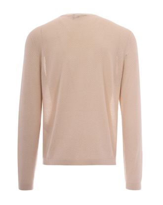 Emporio Armani Mens Crew Neck Sweater French Oak Main: Lyocell Jumpers