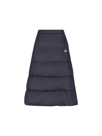 Moncler Quilted Reversible Midi Skirt