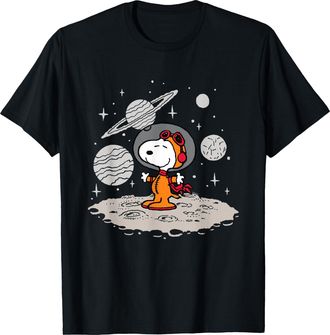 Peanuts Snoopy Planets And Starfield T-Shirt
