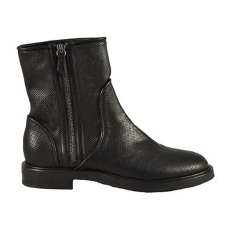 Casadei Femme, Chaussures, Noir, Taille: 38 1/2 EU Bottines en Cuir Perforé