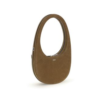 Coperni Womens Brown Calf Leather Bos Taurus Shoulder Bag