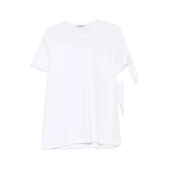 J.W.Anderson T-Shirt mit geknoteten &Auml;rmeln - - Tops - Herren - Wei&szlig; - S