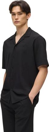 Karl Lagerfeld Homme, Chemises, Noir, Taille: 2XL Chemise avec broderie monogramme