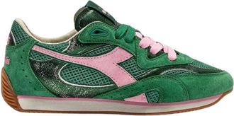 Diadora Femme, Chaussures, Vert, Taille: 38 EU Equipe Revenge Baskets