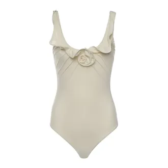 Magda Butrym Femme, Maillots de bain, Beige, Taille: 36 FR Maillot de bain Re26
