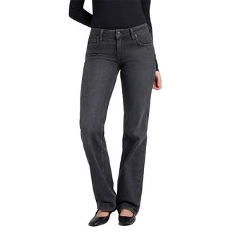 Lee Damen-Jeans Zoe, Low Rise Straight Fit, Straight Leg