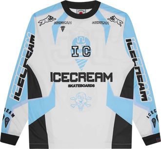 Icecream long-sleeved T-shirt - Blanc