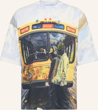 Carlo Colucci Carlo Colucci Oversize T-Shirt - Impression Of Carlo Ercolin beige