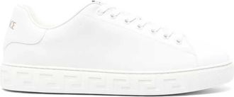 Versace Baskets Greca En Simili Cuir