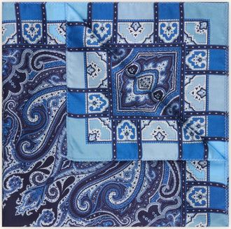 Etro Etro Einstecktuch blau