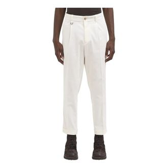 Paolo Pecora Stretch-Baumwollhose - - Trousers - Herren - Wei&szlig; - M