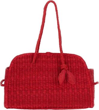 Jacquemus Femme, Sacs, Rouge, Taille: ONE Size Raffia Turismo