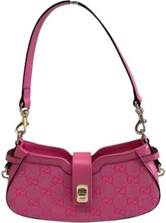 Gucci Sac bandouli&egrave;re GG Canvas Pre-owned - Femme - Pre-owned - Rose - Taille: ONE Size