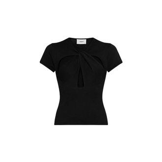 Coperni Kurzarm-T-Shirt - - Tops - Damen - Schwarzk - L