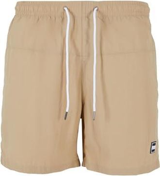 Urban Classics Block Swim Shorts Maillot de Bain, Unionbeige, M Homme