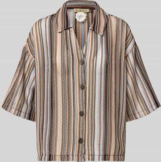Smith & Soul Boxy Fit Bluse mit V-Ausschnitt