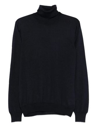 Barba pull à col cheminée - Noir