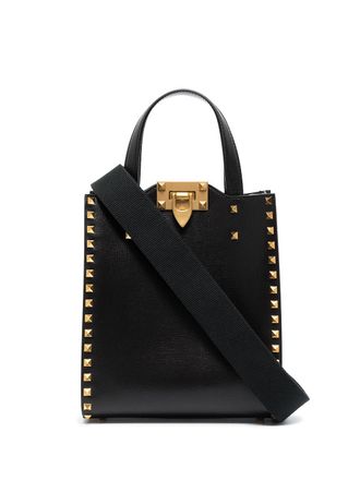 Valentino Garavani petit sac cabas Rockstud - Noir