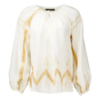 Greek Archaic Kori Damen, Blusen & Hemden, Beige, SGröße