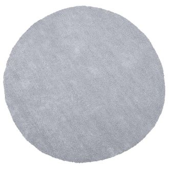 Beliani Beliani - Tapis Rond Gris Clair en Polyester et Coton pour Chambre ou Salon au Style Moderne &oslash; 140 cm