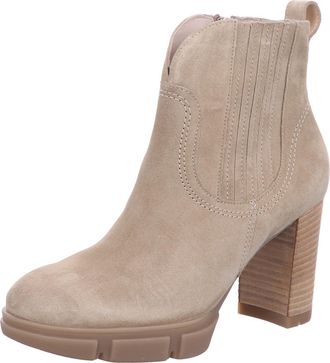 Paul Green Stiefelette 9033-002, Rauleder, Beige, Damen EU 6,5/40