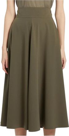 Marella Femme, Jupes, Vert, Taille: 36 FR Midi Skirt