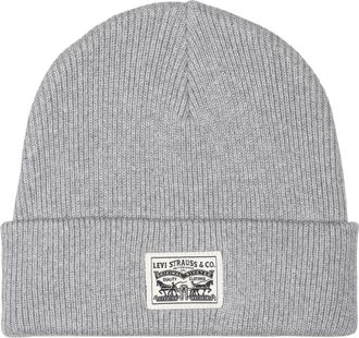 Levi's M&uuml;tze Backpatch Beanie Light Heather Grey / Black