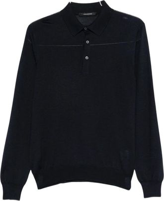 Tagliatore Palmer Polo - - Tops - Herren - Blau - XL