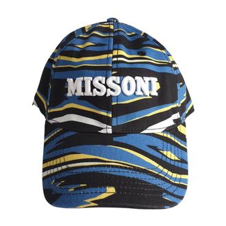 Missoni Baumwoll-Baseballkappe - - Accessories - Damen - Blau - ONE SIZE