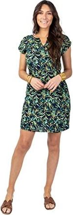 Coton Du Monde | Robe légère en Coton Manches Courtes Erika imprimé Tropical 42