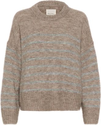 Part Two Femme, Pulls, Multicolore, Taille: 42 FR Maille Ras du Cou