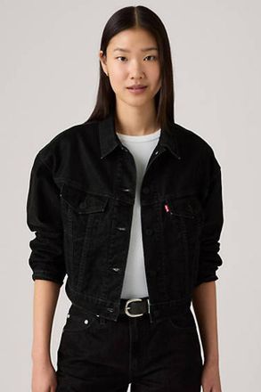Levi's Veste Trucker 90 - Femme - Noir / Birds Of A Feather - XS