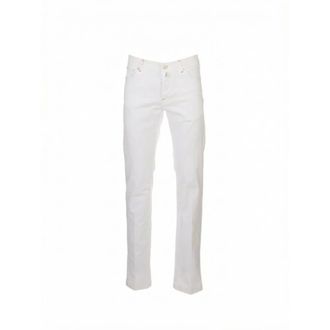 Kiton Homme, Jeans, Blanc, Taille: W40 Jeans Slim-Fit