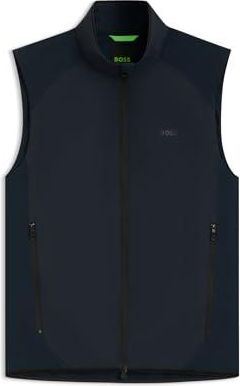 BOSS Hommes V Putt Gilet de golf d&eacute;perlant avec d&eacute;tails r&eacute;fl&eacute;chissants d&eacute;coratifs