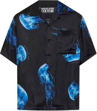 Versace Jeans Couture Homme, Chemises, Noir, Taille: XL Chemise Imprim&eacute;e