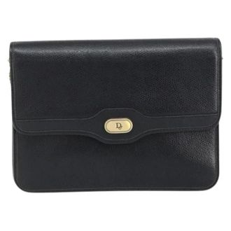 Dior Pre-owned Vintage cd Kettenklappe Schultertasche - - Pre-owned - Damen - Schwarzk - ONE SIZE