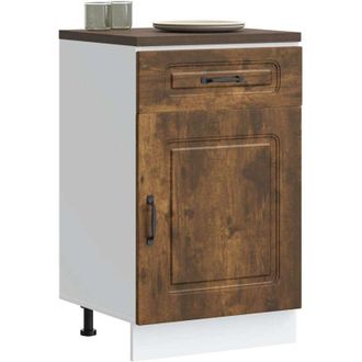 vidaXL Vidaxl - Armoire de cuisine Kalmar ch&ecirc;ne fum&eacute; bois ding&eacute;nierie