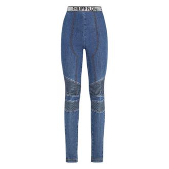 Philipp Plein Femme, Jeans, Bleu, Taille: W26 Leggings Super Stretch