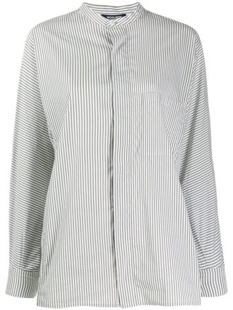 Woolrich chemise &agrave; rayures - Blanc