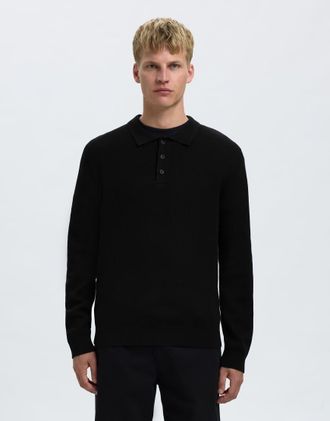 Selected Polo - Noir