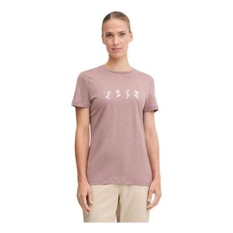 Icebreaker T-shirt Tech Lite Merino 150 - Femme - Sport - Rose - Taille: 36 FR