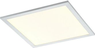 Lindby Smart Home Deckenlampe (led Panel) Kjetil aus Aluminium dimmbar mit Fernbedienung für Arbeitszimmer & Büro von Lindby