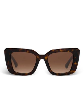 Burberry Sunglasses lunettes de soleil Equestrian Knight Design - Marron