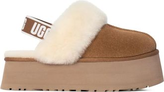 UGG Ugg, Femme, Chaussures, Brun, Taille: 37 EU Funkette Slipper