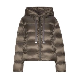 Max Mara Doudoune Courte Oceano - Femme - Vestes - Vert - Taille: 36 FR