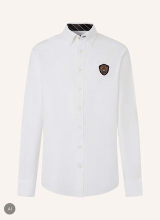 Hackett Freizeithemd Heritage Country Crest weiss
